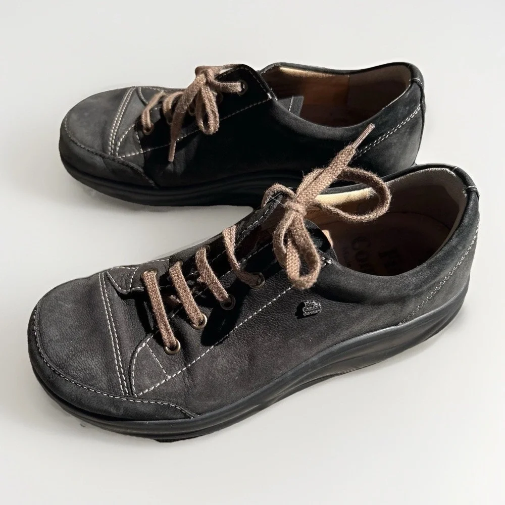 Finn Comfort | Shoes | Finn Comfort Ikebukuro 291 Black Nubuck Leather ...